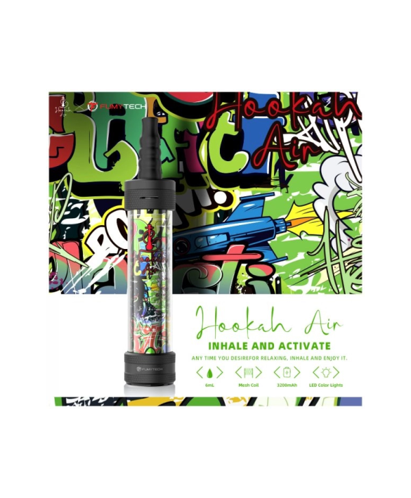 E-CHICHA PORTABLE HOOKAH AIR 3200MAH - FUMYTECH | Vapor Cloud Tunisia